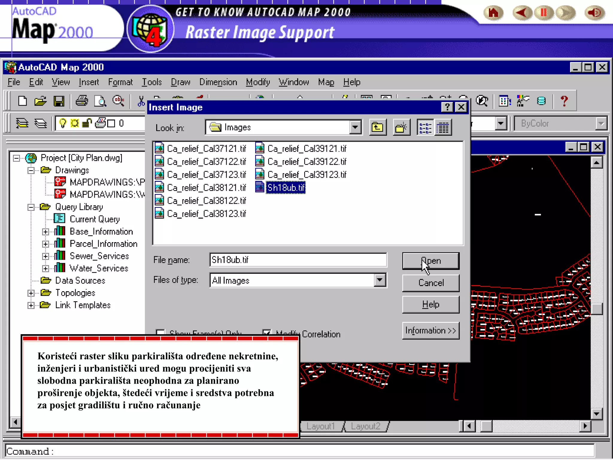 Gis prezentacija autodeska auto cad map 2000 | PPT