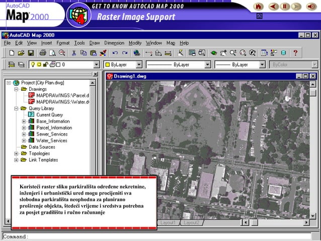 Gis prezentacija autodeska auto cad map 2000 | PPT