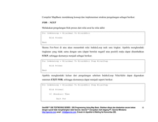 Gis programming using map info | PPT