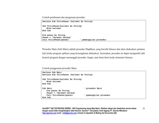 Gis programming using map info | PPT