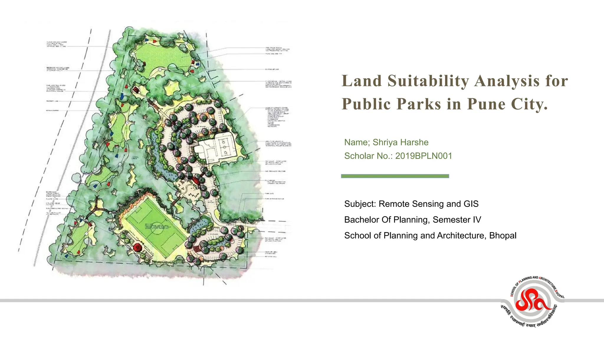 GIS project for land suitability of green spaces.pptx