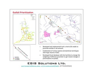 GIS Project Profile EGIS Solutions Ltd | PPT