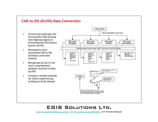 GIS Project Profile EGIS Solutions Ltd | PPT