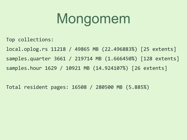 MongoDB Memory Management Demystified | PPT