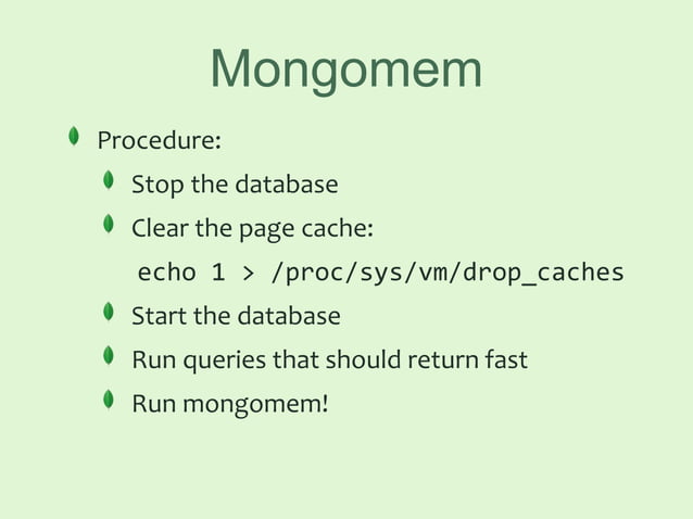 MongoDB Memory Management Demystified | PPT