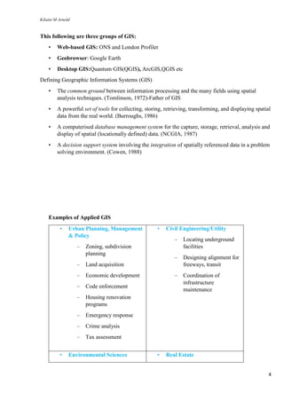 GIS and QGIS training notes | PDF