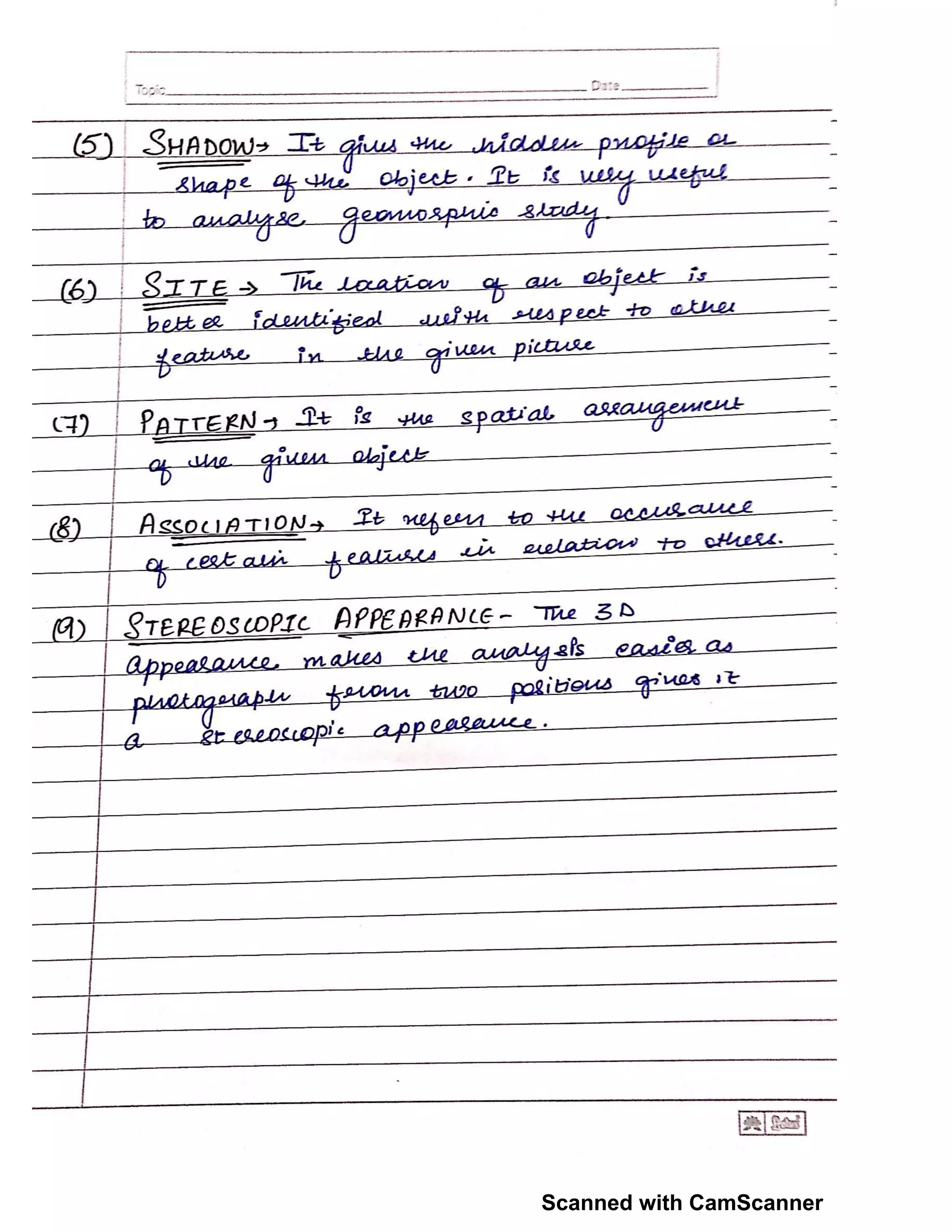 Aerial photograph , Remote Sensing and GIS Assignment | PDF