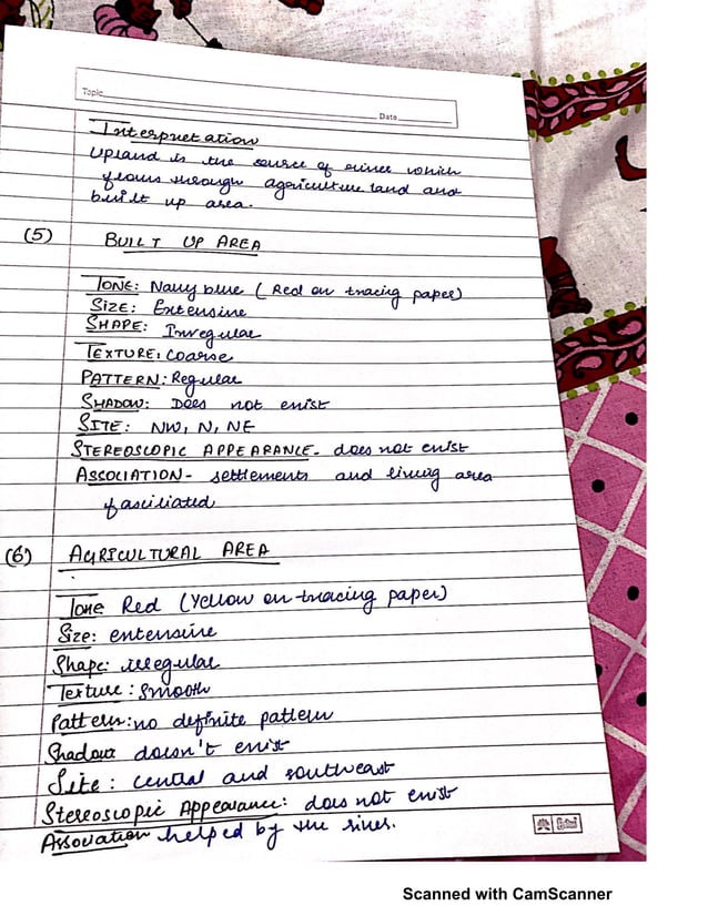 Aerial photograph , Remote Sensing and GIS Assignment | PDF