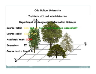 Remote Sensing for Forest Resources Assessment | PPT