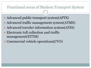 Importance of GIS and Remote Sensing in Modern Intelligent Transport ...