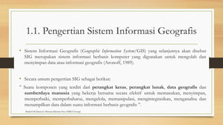 GIS SMILE by Oktivani Khoirun Nisa Chapter 1 Pengertian GIS dan ...