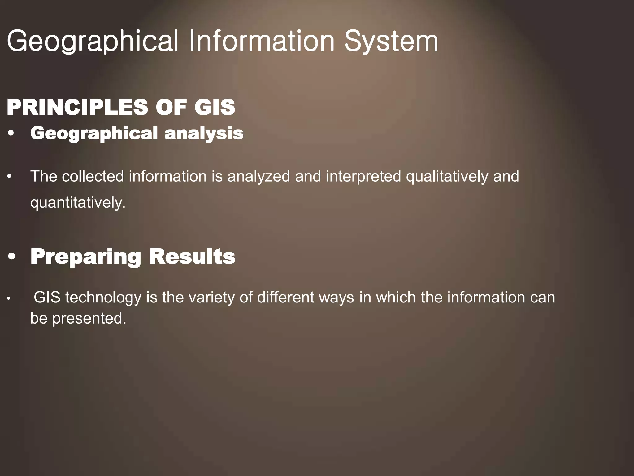 Geographical Information System | PPT