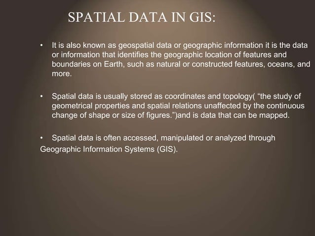 Geographical Information System | PPT