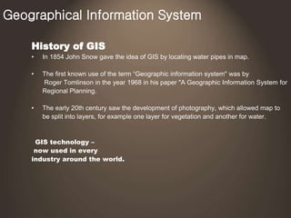 Geographical Information System | PPT