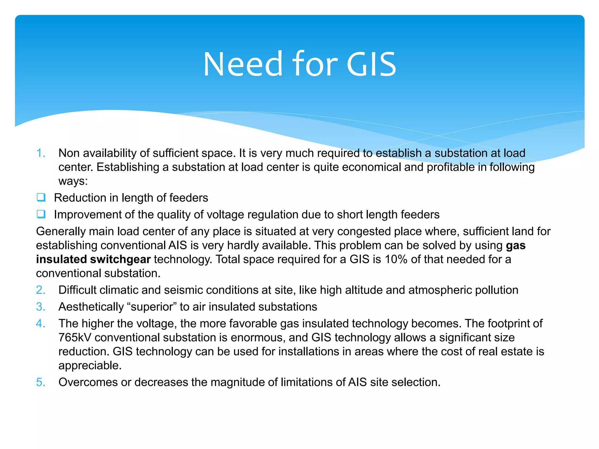 Gis substation | PPTX
