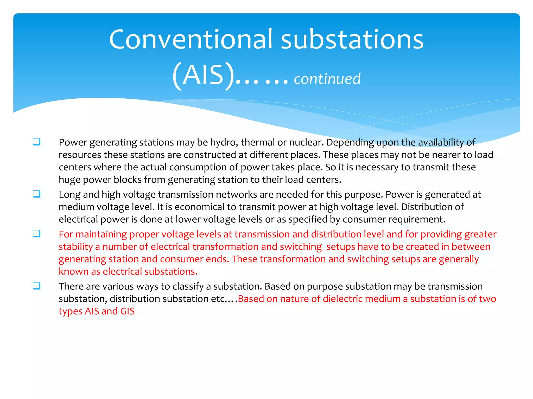 Gis substation | PPTX