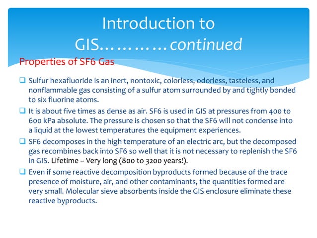 Gis substation | PPTX