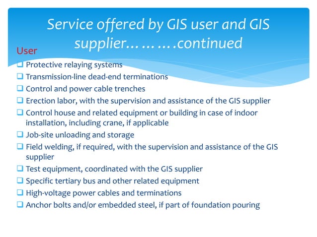 Gis substation | PPTX
