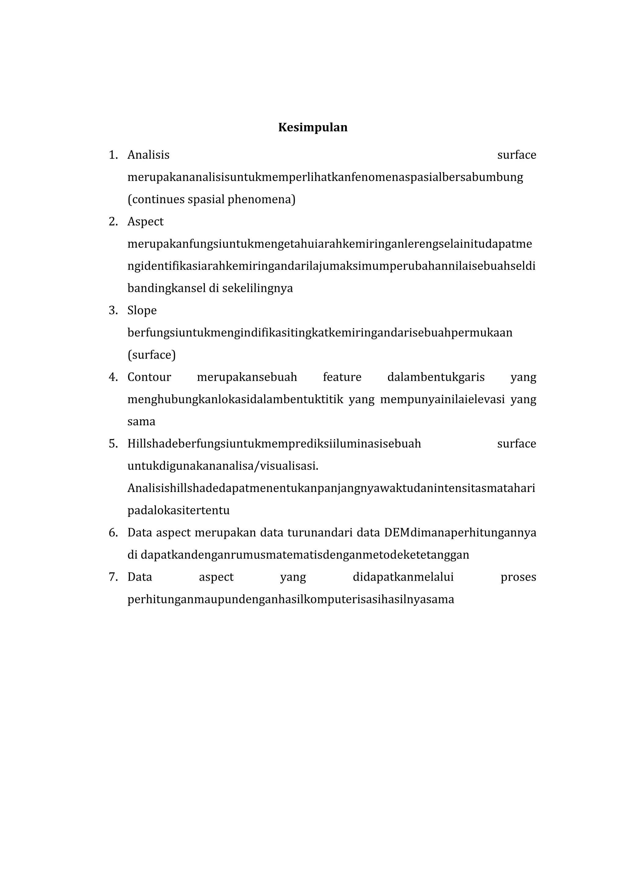 Gis (surface analysis) | DOCX