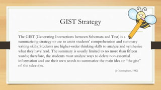 Improving Summarizing in Third Grade | PPTX