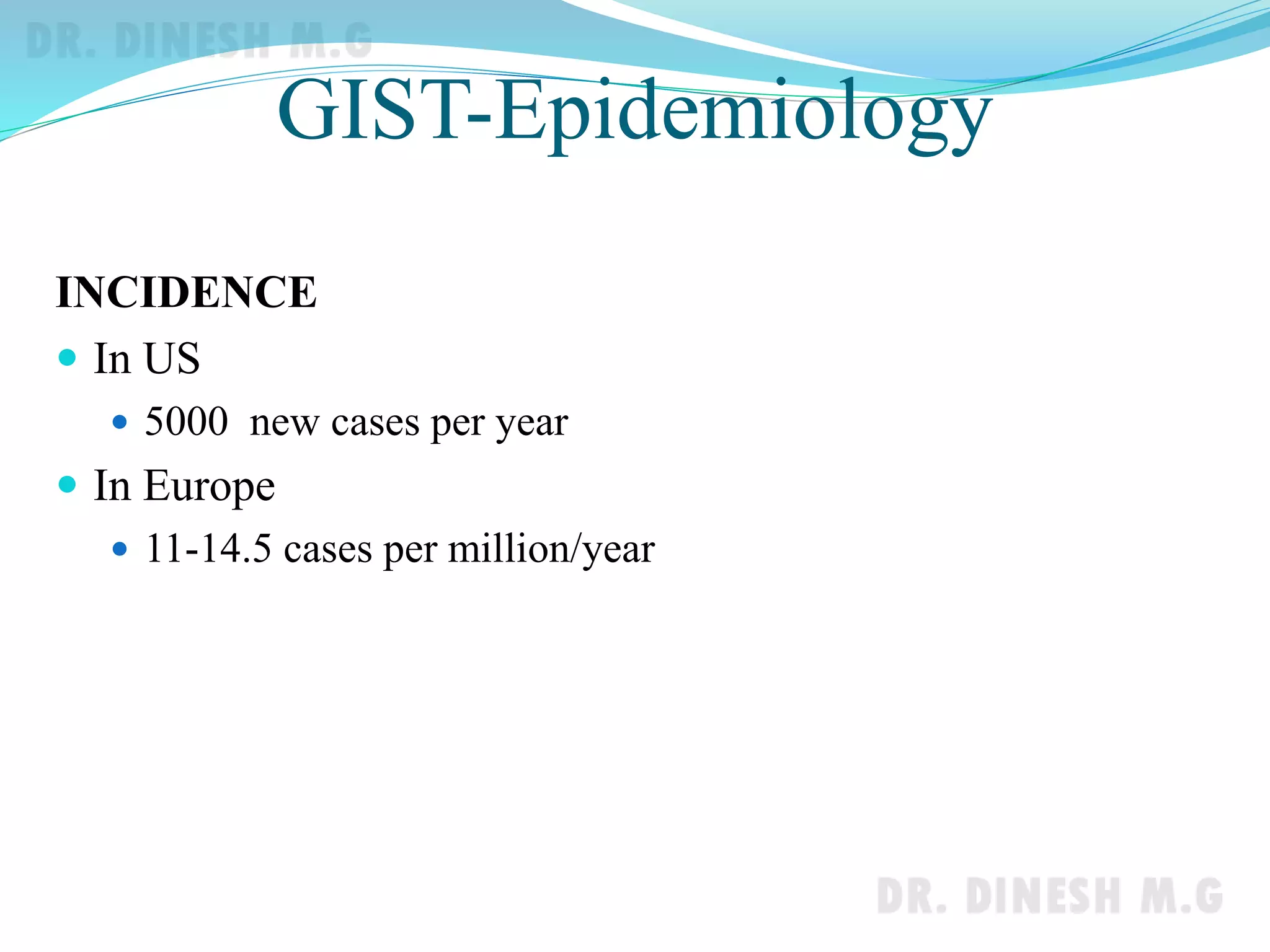 GIST | PPTX | Digestive Disorders | Diseases and Conditions