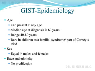 GIST | PPTX | Digestive Disorders | Diseases and Conditions