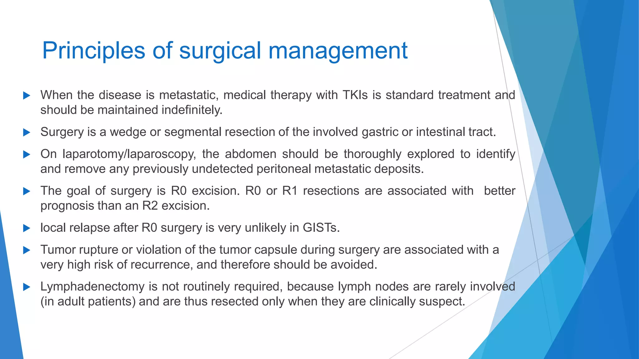 GastroIntestinal Stromal tumors. | PPTX