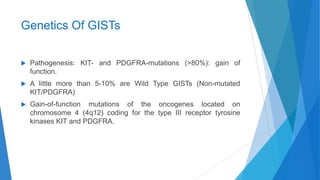GastroIntestinal Stromal tumors. | PPTX