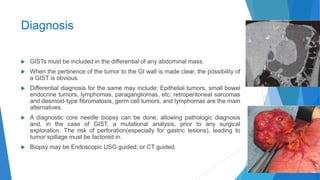 GastroIntestinal Stromal tumors. | PPTX