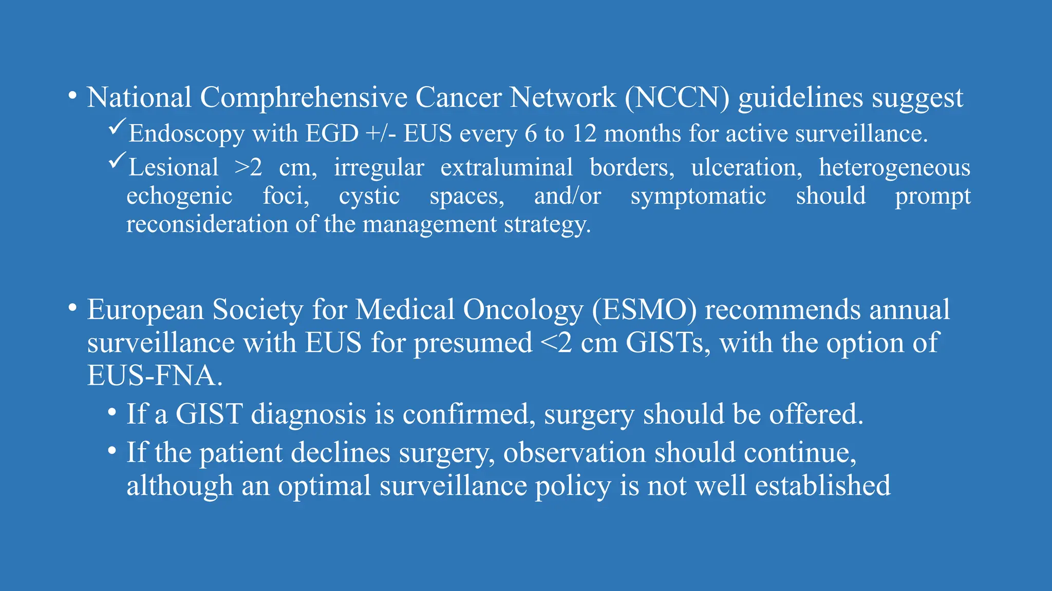 GASTRO INTESTINAL STROMAL TUMOR (GIST) SURGERY | PPTX