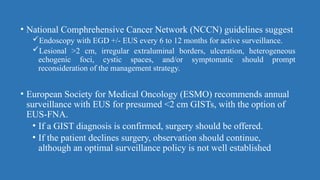 GASTRO INTESTINAL STROMAL TUMOR (GIST) SURGERY | PPTX