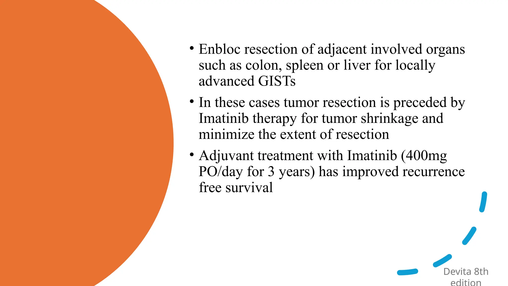 MANAGEMENT OF GIST (Chemotherapy & Radiotherapy) | PPTX