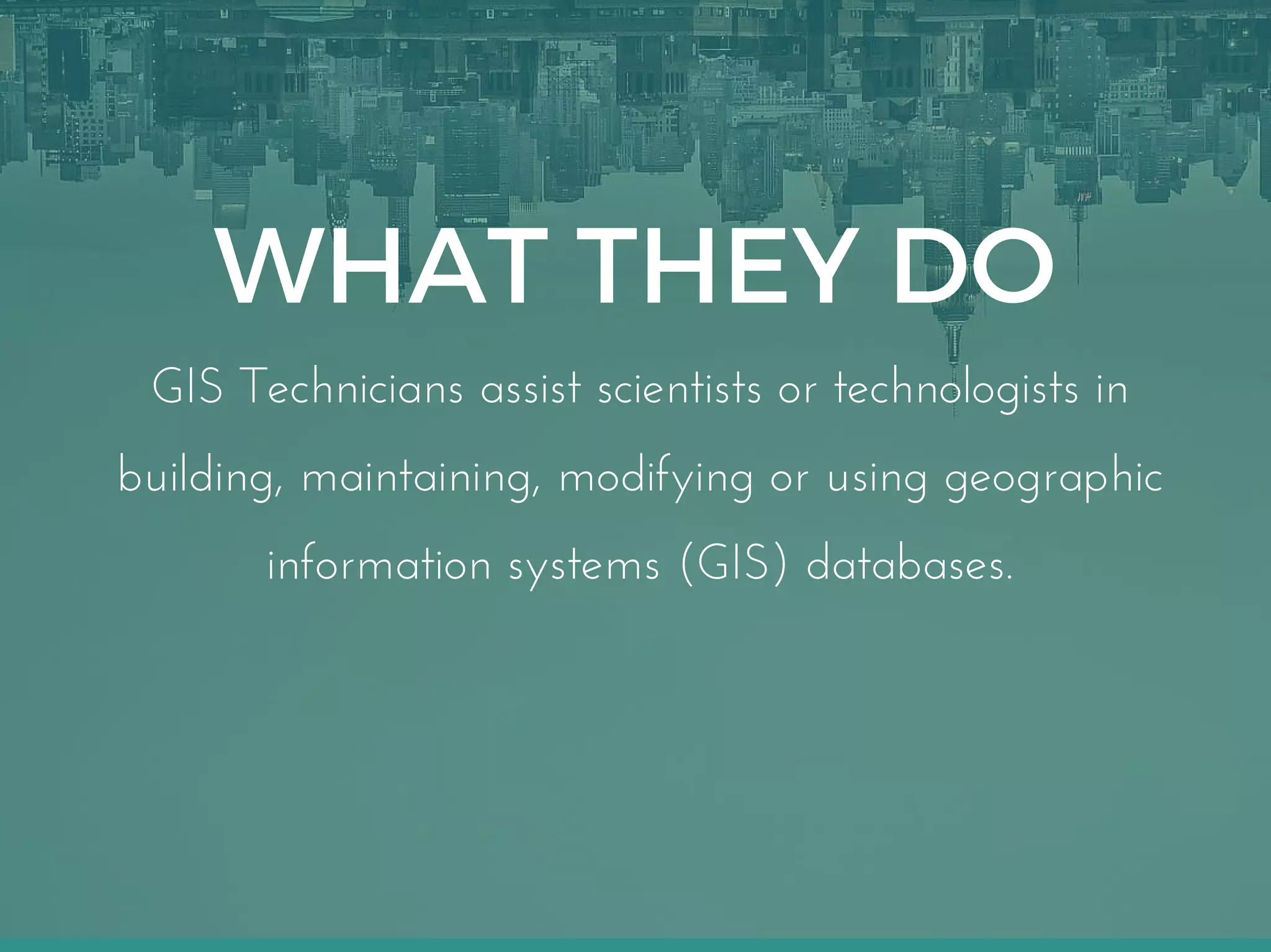 GIS Technicians for Dummies | What You Need To Know In 15 Slides | PDF ...