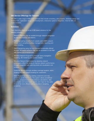 TechM GIS Telecom | PDF
