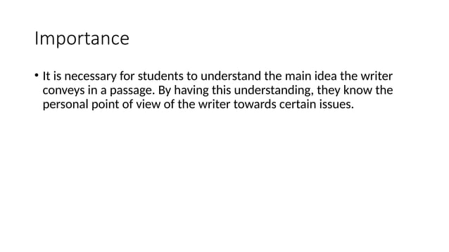 Understanding Gist or main idea in a Passage.pptx