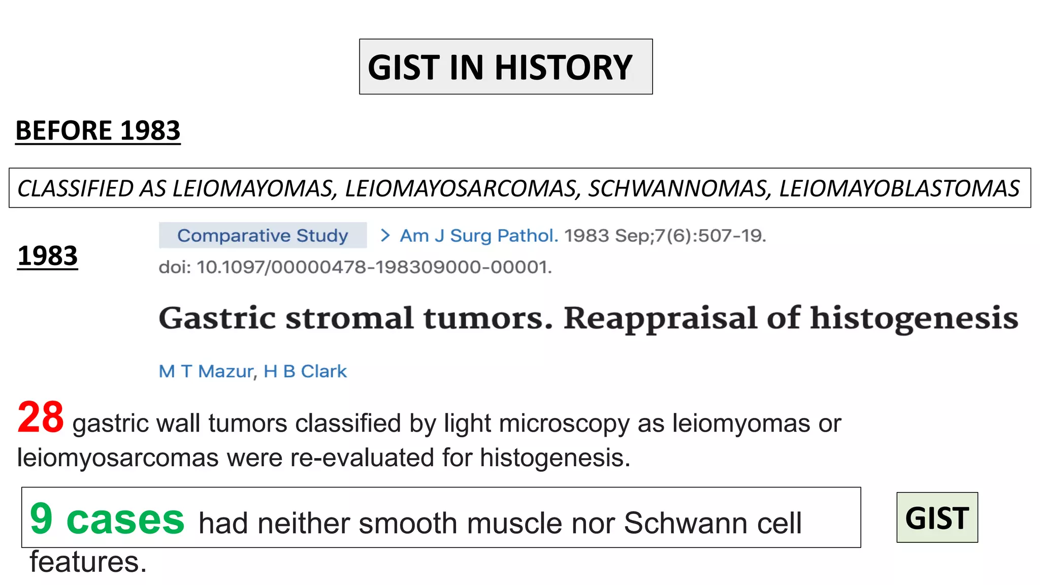 Gastrointestinal stromal tumors (GIST).pptx