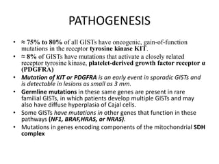 Gastrointestinal Stromal Tumors. | PPTX