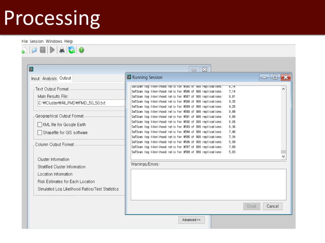 Introduction to SaTScan, seasonality and time series analysis | PPTX