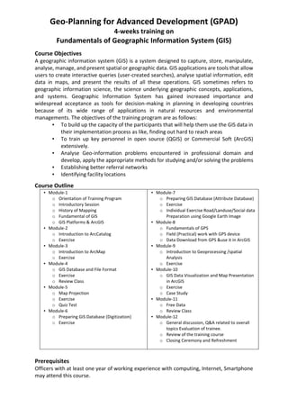 GIS Training Objectives and Schedule_v2.docx