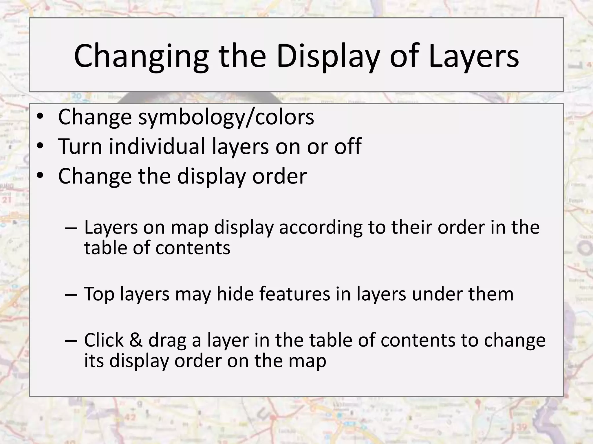 Introduction To Arcgis Pptx