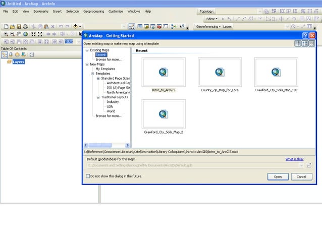 Introduction to ArcGIS | PPTX