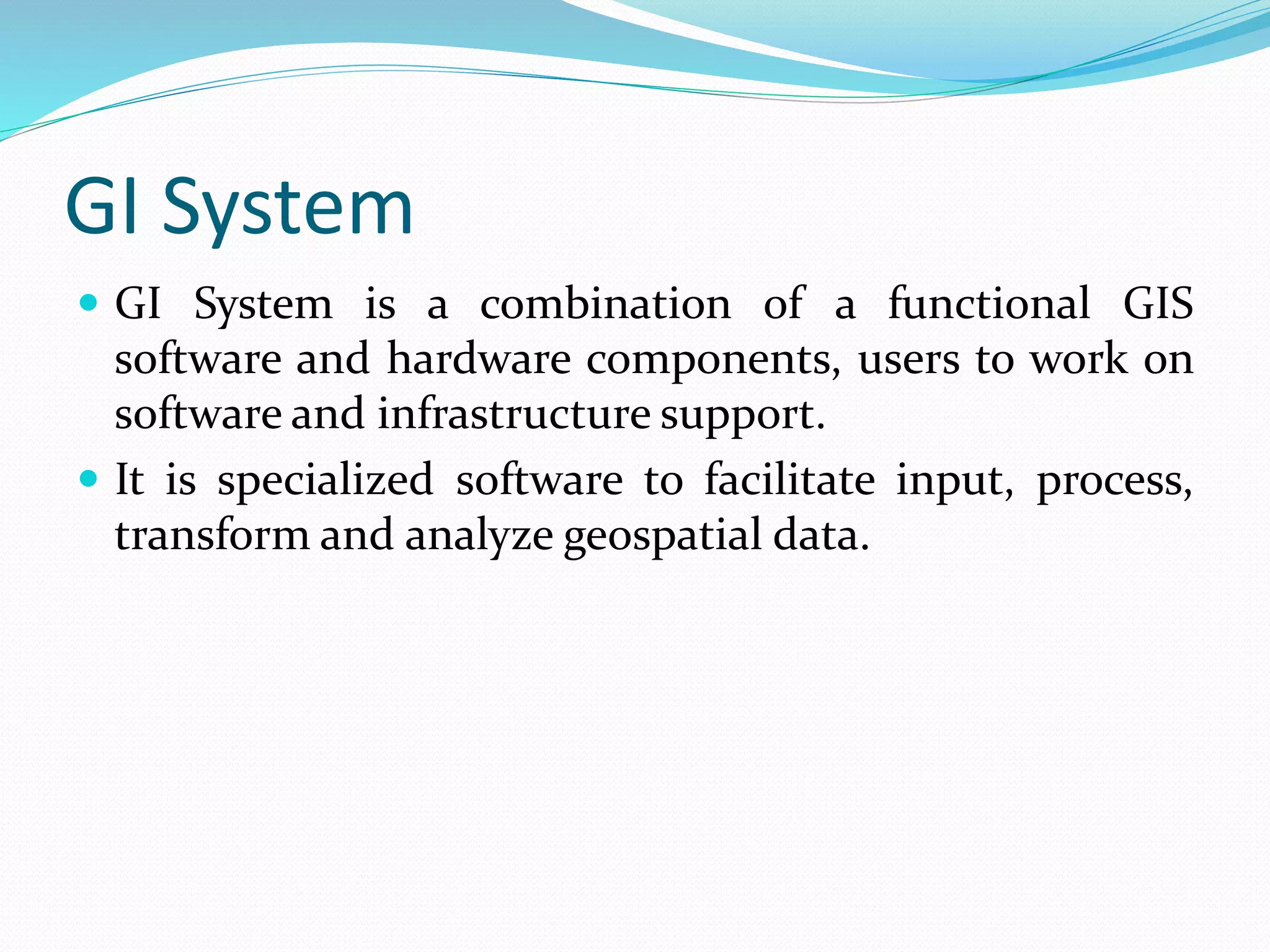 Principles of GIS unit 1 | PDF