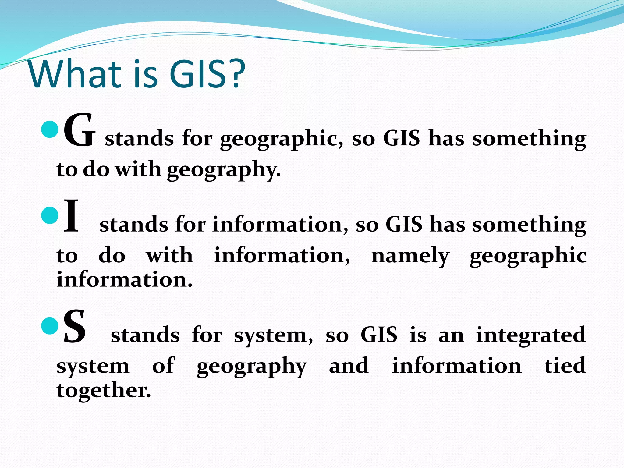 Principles of GIS unit 1 | PDF