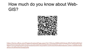 GIS User to Web-GIS Developer Journey | PPTX