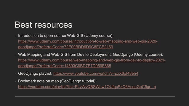 GIS User to Web-GIS Developer Journey | PPTX