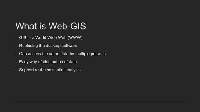 GIS User to Web-GIS Developer Journey | PPTX