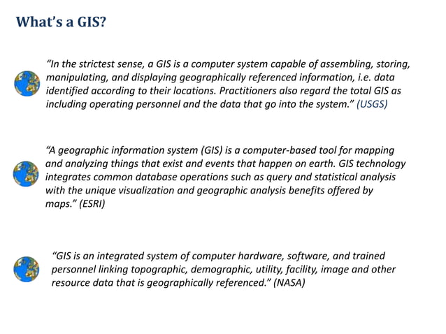 GIS Workshop Outline India | PPT