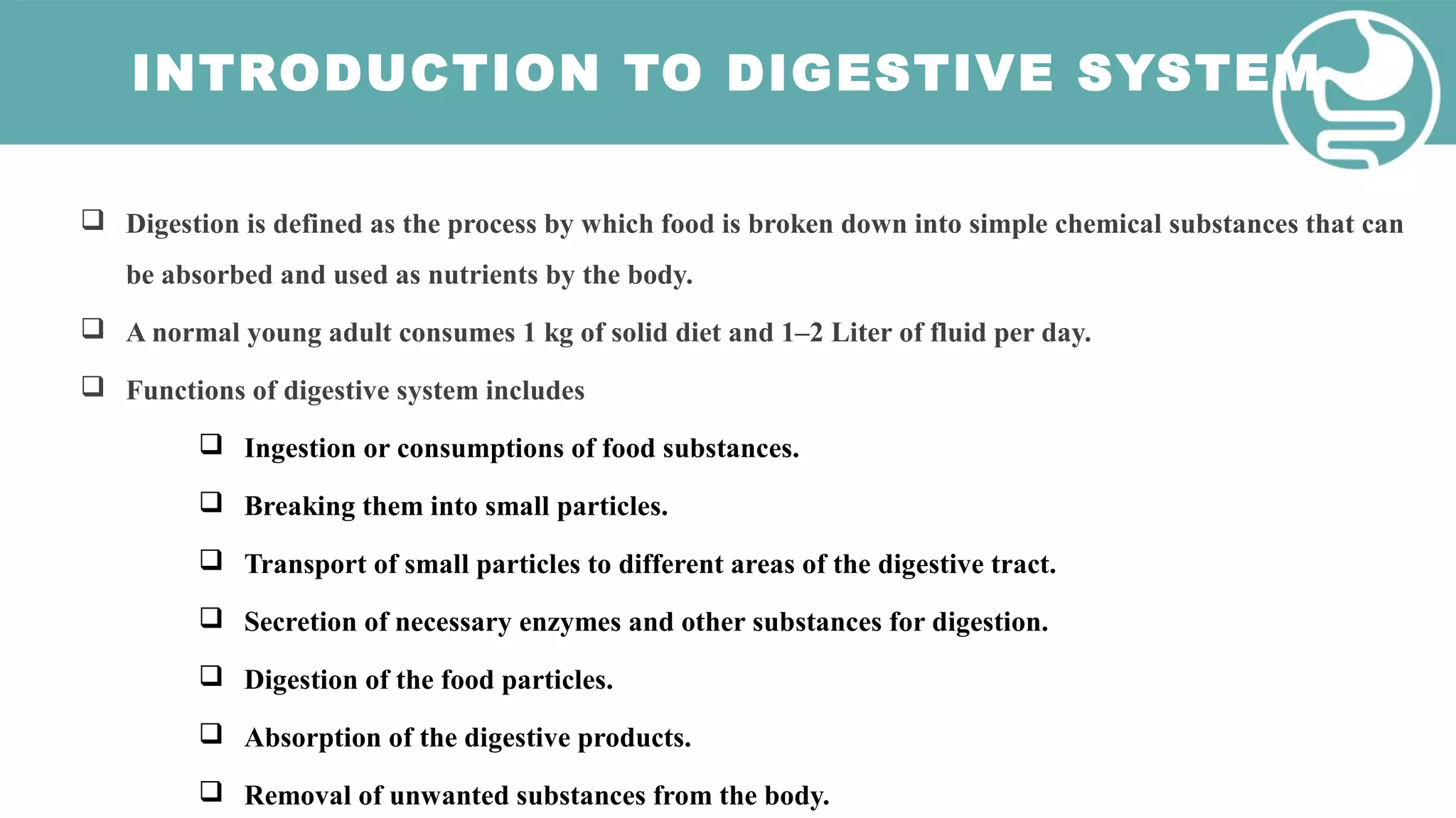 Physiology of Digestive System | PPT