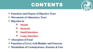Physiology of Digestive System | PPT