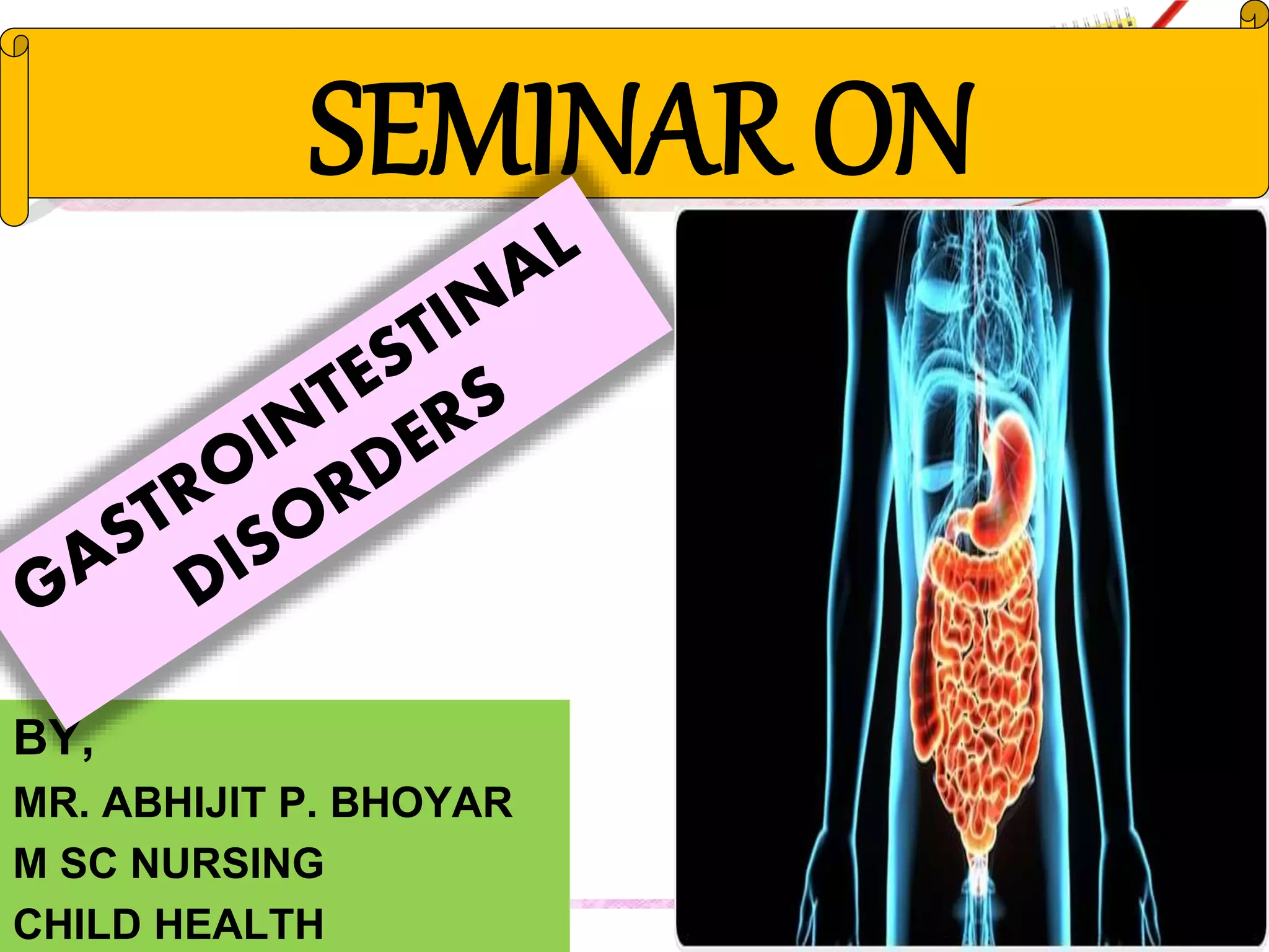Gastrointestinal disorders | PPT